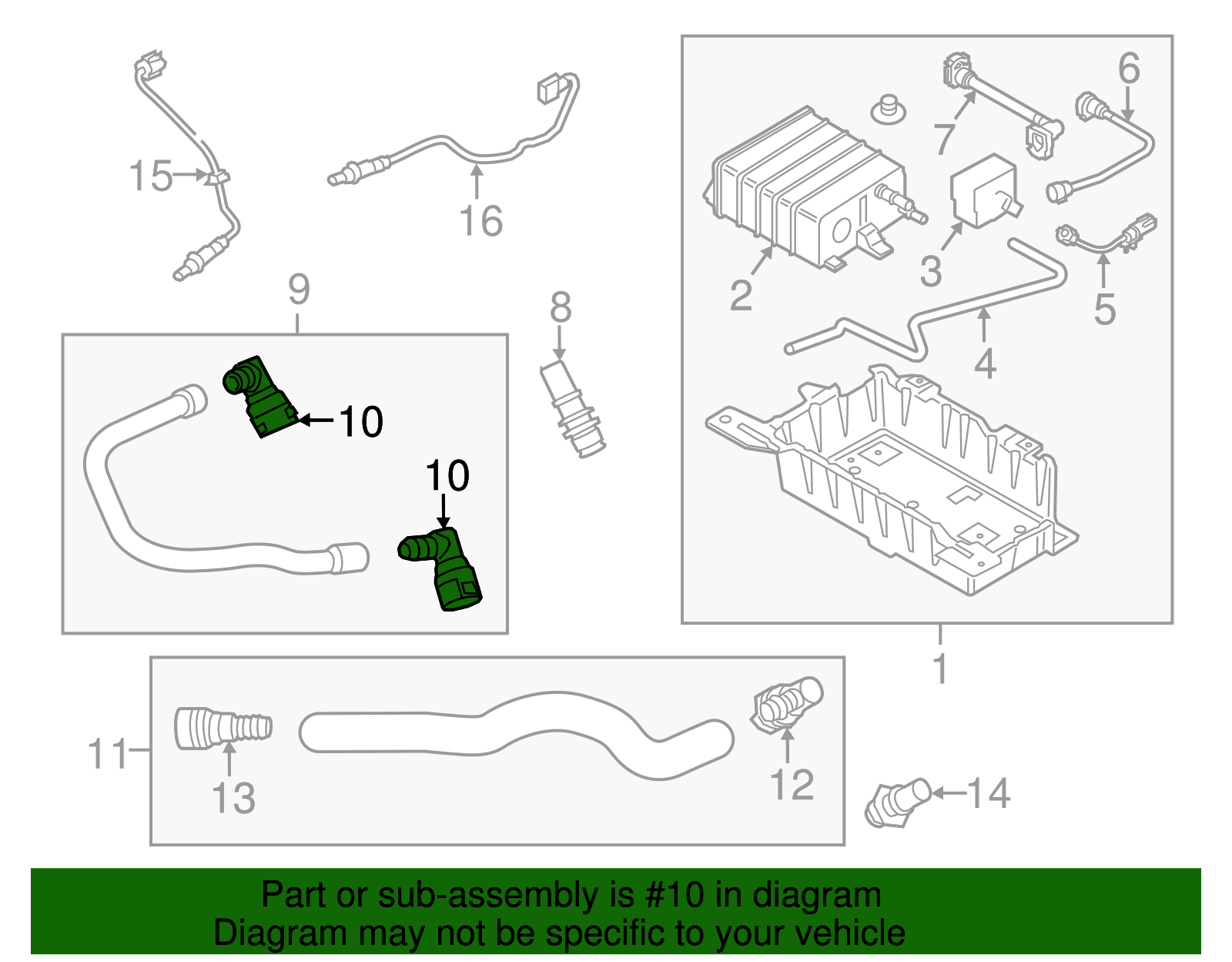 2018-2023 Ford Mustang PCV Tube Connector JR3Z-9E499-A | Awesome Parts