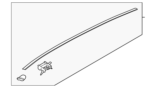 2017-2022 Kia Sportage | Roof Molding | 87230-D9000 | Kia Auto Parts