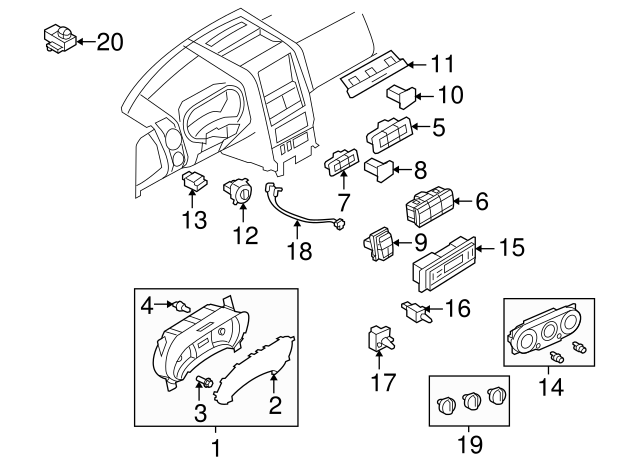 2006-2010 Ford Instrument Cluster Light Bulb 6L2Z13466A | NewAutoParts.com