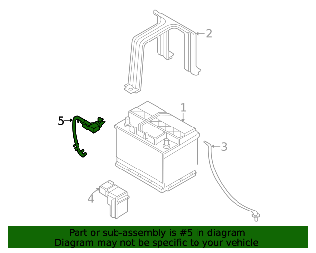 37180-P4000 - Battery Current Sensor 2021-2024 Kia Sorento | Kia.Parts ...