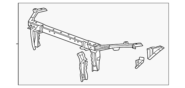 2021-2023 Buick Envision Front End Upper Tie Bar 85115472 ...