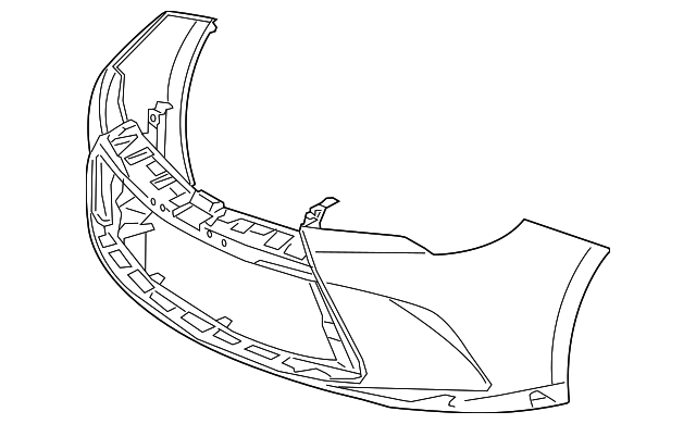 52119-07912 - Cover Front Bumper L C 2015-2017 Toyota Camry | Longo ...