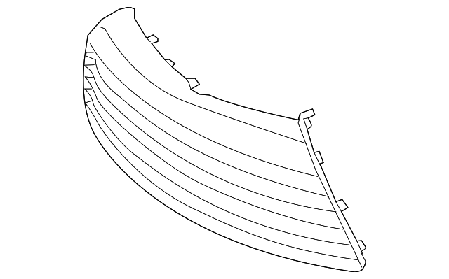 2015-2017 Toyota Camry Lower Grille 53112-06280 | Toyota OEM Parts Online