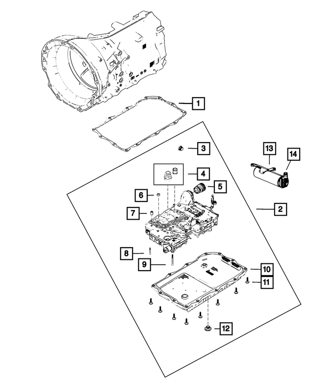 2024 Jeep Transmission Valve Body & Control Unit 68611159AB | Mopar eStore