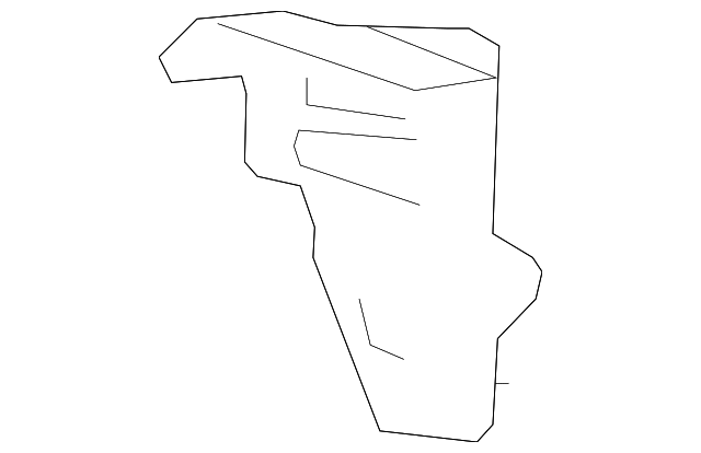 2015-2018 Jeep Cherokee Upper Cover Rear Bracket - Driver's Side (LH ...