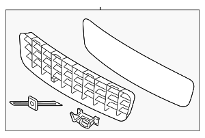 2007-2008 Volvo XC90 Grille Assembly 30678981 | TascaParts.com