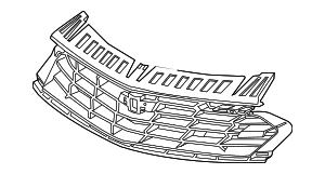 2019-2024 Chevrolet Camaro Front Upper Grille 84112274 GM ...