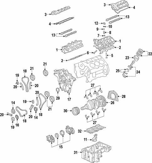 Engine for 2016 Chevrolet Impala | GMPartsDirect.com