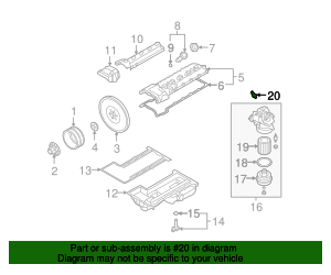 1988-2010 BMW Oil Pressure Sending Unit 12-61-1-715-504 | BMW Mini ...