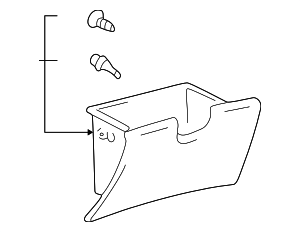 55550-52130-E0 - Glove Box Assembly - 2003-2005 Toyota Echo | OEM ...