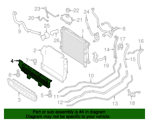 4538881023 - Air Guide Screen 2016-2017 Smart Fortwo | Mercedes-Benz ...