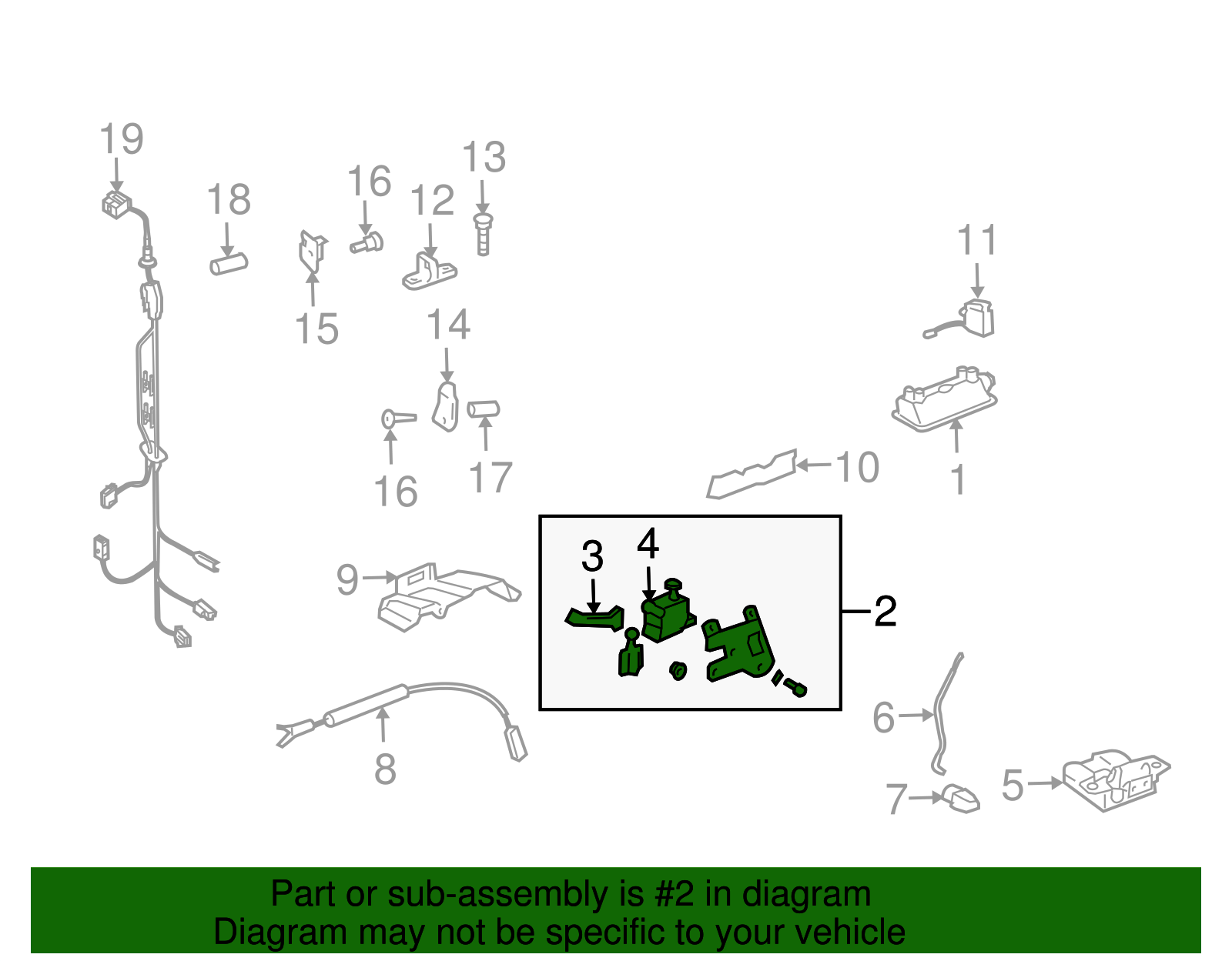 2004-2008 Volkswagen Touareg Actuator Assembly 7L6-827-425-A | VW ...