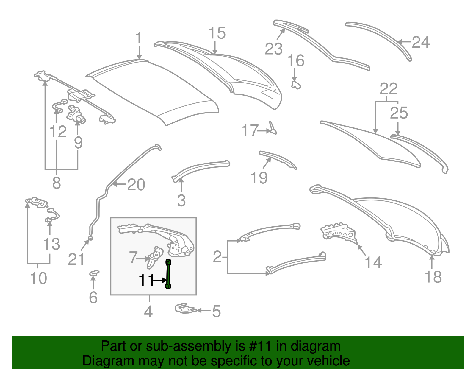 2002-2010 Lexus SC430 Limit Switch 84742-24050 | OEM Parts Online