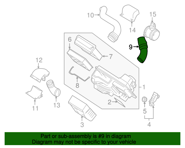 2004-2016 Volvo Outlet Pipe 8692401 | TascaParts.com