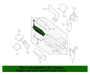 30757155 - Air Filter 2004-2016 Volvo | My Swedish Parts