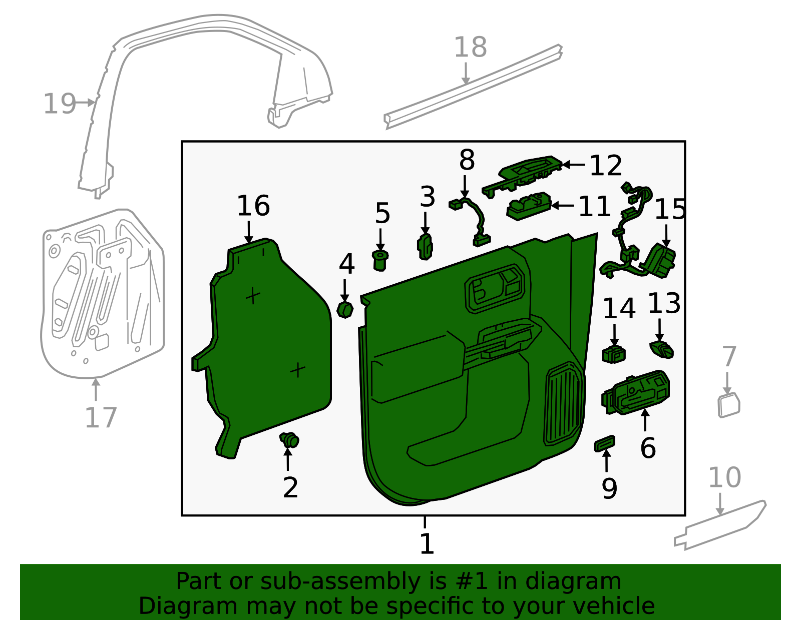 2022-2024 GMC F Trim 85014910 | Partners Chevy