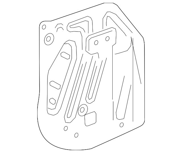 2019-2020 GM Water Deflector 23398880 | GMPartsDirect.com