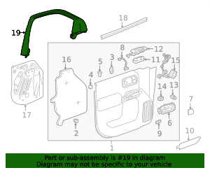 2019-2024 GM Upper Trim 85534275 GM | GMPartsDirect.com