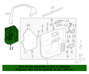2019-2020 GM Water Deflector 23398880 | GMPartsDirect.com