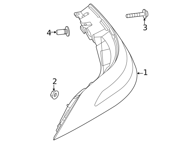 290-906-12-00 - Tail Light Assembly 2019-2023 Mercedes-Benz ...
