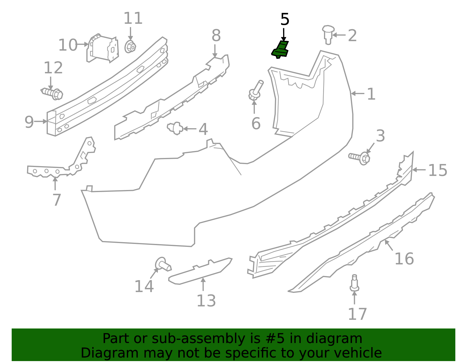 62225-JG000 - Bumper Cover Side Bracket - 2008-2020 Nissan | Conicelli ...