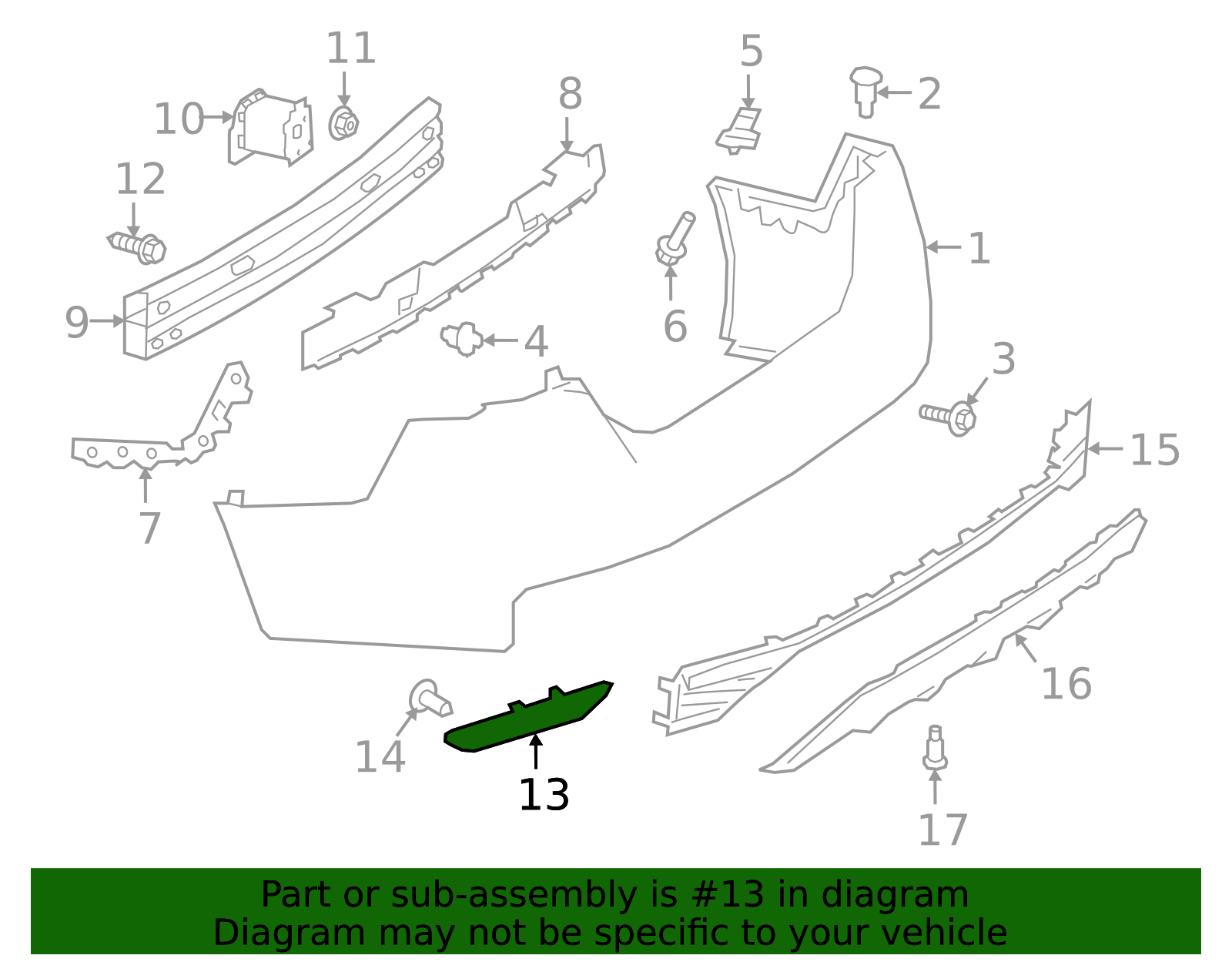 2011-2025 Nissan Reflector Panel 26560-JJ90A | OEM Parts Online