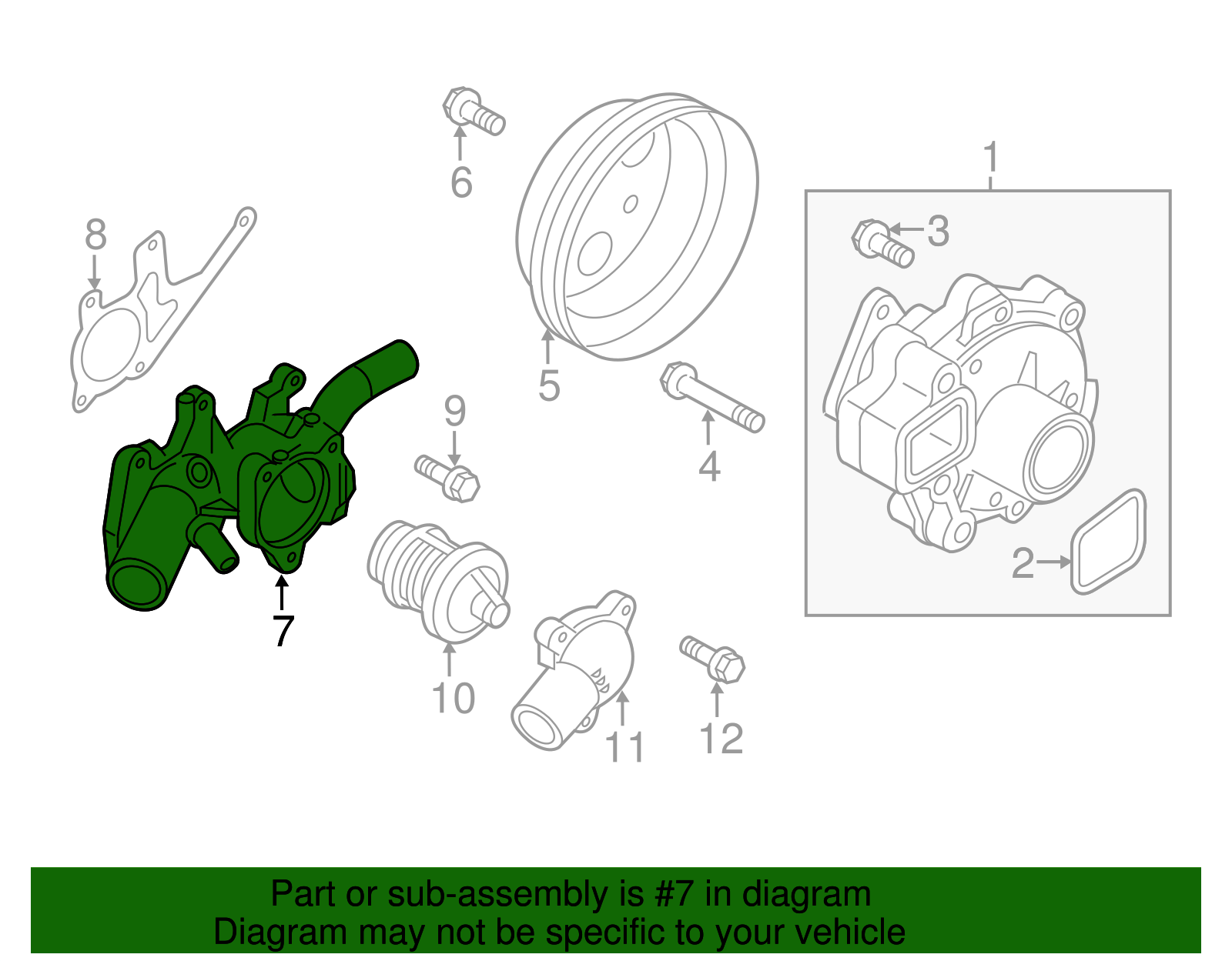 PE01-15-17Z - 2013-2017 Mazda - Thermostat Housing | Mazda Part Direct