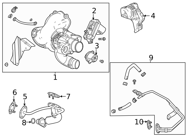 12626252 - Turbocharger Oil Line Gasket 2020-2024 GM | GM Wholesale Direct