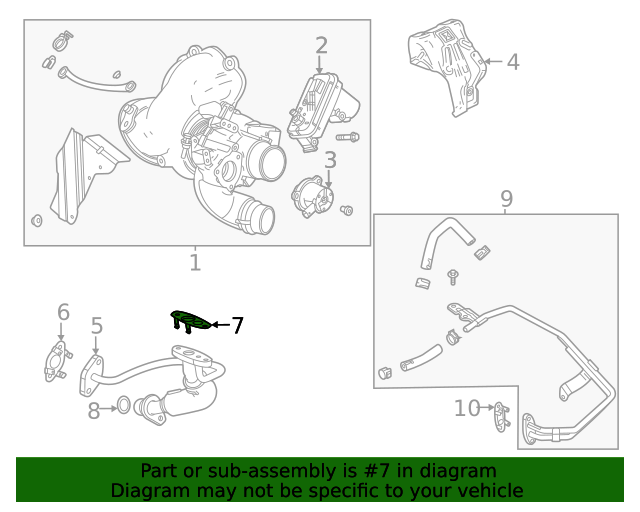 2020-2024 GM Turbocharger Oil Line Gasket 12626252 | TascaParts.com