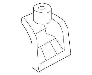 2010-2012 Hyundai Santa Fe Side Mount Bracket 21825-2P000 | OEM Parts ...