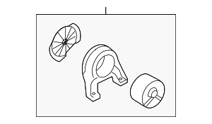 2010-2012 Hyundai Santa Fe Rear Mount 21930-2P500 | HyundaiParts.Online