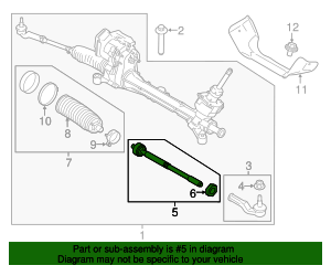 MEF-263 - Rod Asy - Spindle Co - 2012-2019 Ford | Eastgate Ford Parts