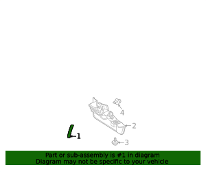 2021-2024 Toyota Venza Stone Guard 58742-48020 | Toyota Parts Center