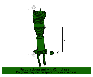 167-320-28-05 - Strut Assembly 2020-2023 Mercedes-Benz | Mercedes-Benz ...