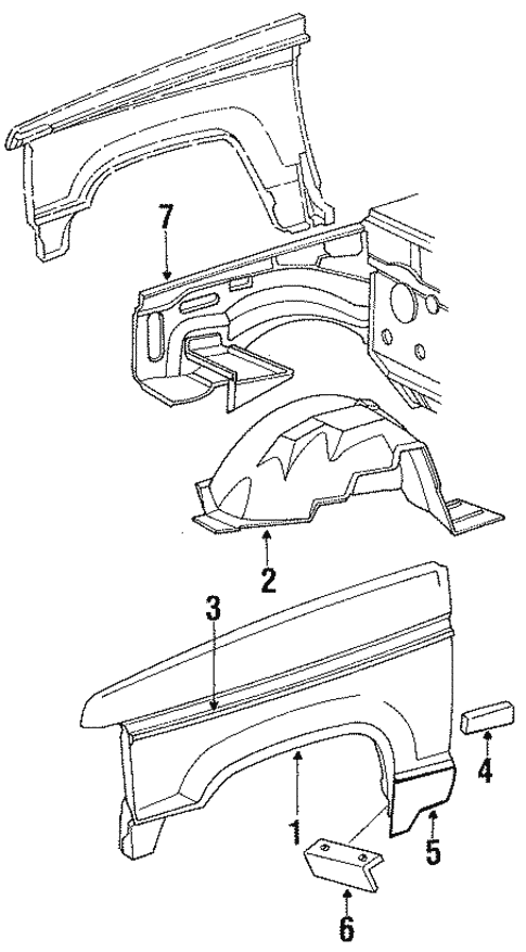 Structural Components & Rails for 1989 Ford Bronco II | TascaParts.com