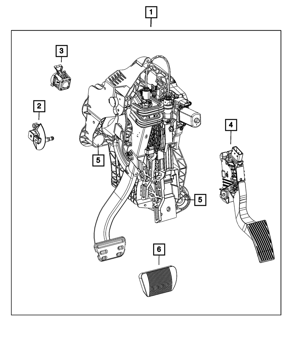 2021-2025 Ram 1500 Acceleration Sensor 68497848AA | Mopar.com National ...