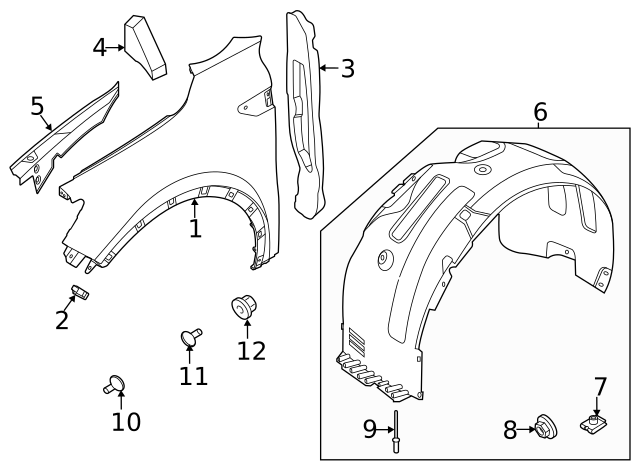 86551-P2000 - Front Bracket 2021-2024 Kia Sorento | Kia.Parts Store