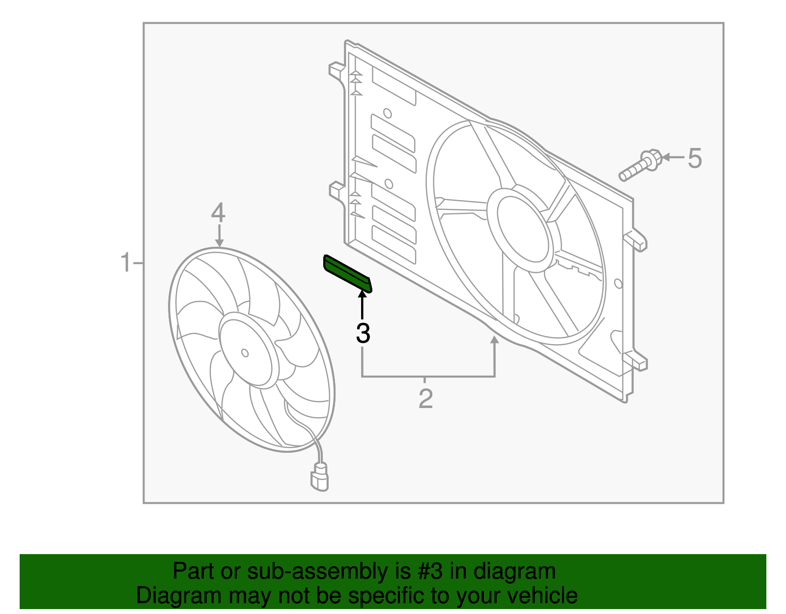 2015-2024 Volkswagen Radiator Shutter Assembly 7E0-121-223 | OEM Parts ...