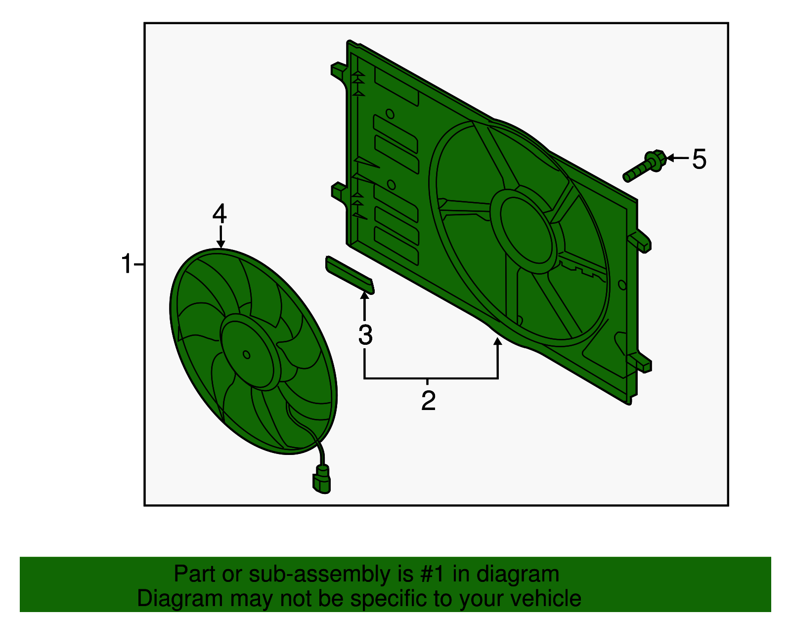 5QM-121-203-H - Fan Assembly 2015-2024 Volkswagen | Volkswagen Parts ...