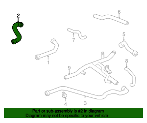 Genuine BMW 11-53-1-740-481 | Lower Hose | FREE Shipping on Most Orders ...