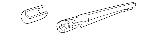 2016-2018 Toyota Wiper Arm Assembly 85241-12160 | Toyota Parts Delivered