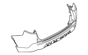 Bumper Cover - 2015-2019 Land Rover Discovery Sport (LR128147) | Land ...