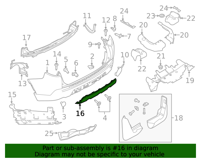 LR077791 - Lower Cover - 2015-2019 Land Rover Discovery Sport | Land ...