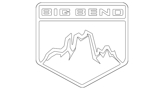 2021 Ford Bronco Nameplate M2DZ-16720-H | Online Ford Parts Catalog