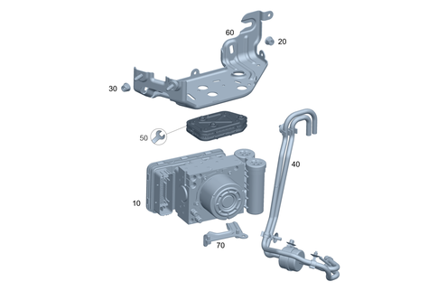 Compressor/Pressure Reservoir/Valve Unit for 2025 Mercedes-Benz CLE 450 ...