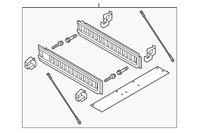 2017-2019 Ford Bed Ramp, One Stowable Ramp Kit HC3Z-99286F56-B ...