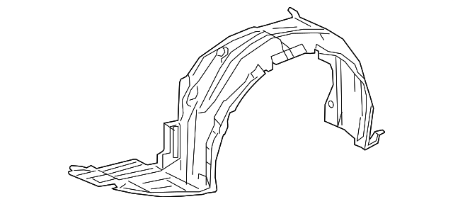 53805-24080 - Fender Liner - 2019-2023 Lexus | DiscMonster