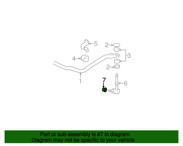 1995-2022 Toyota Suspension Stabilizer Bar Link Nut 90179-12141 ...
