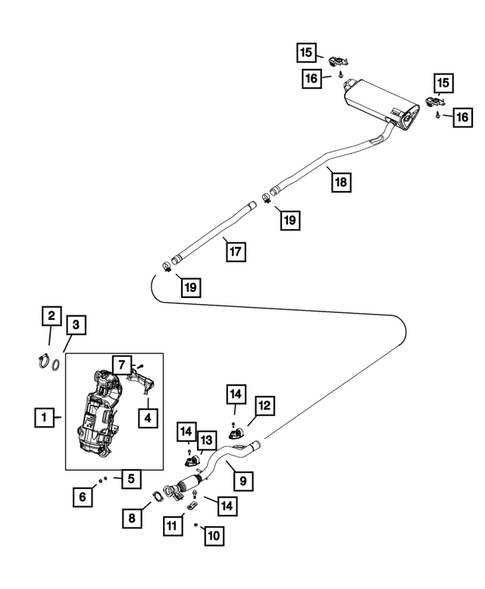 Exhaust System for 2018 Jeep Compass | My Mopar Parts