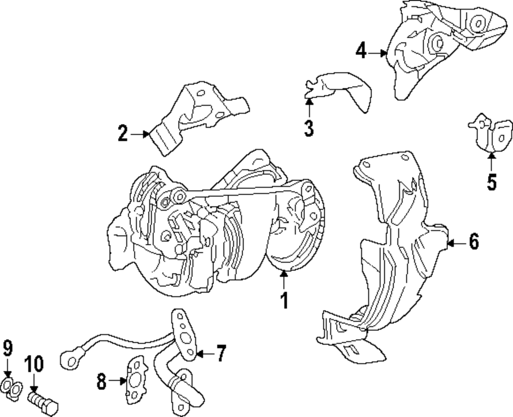 2022-2025 Toyota Gasket 17198-F4010 | OEM Parts Online